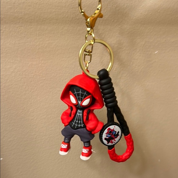 Marvel | Toys | Spiderman Keychain With Red And Black Details | Poshmark